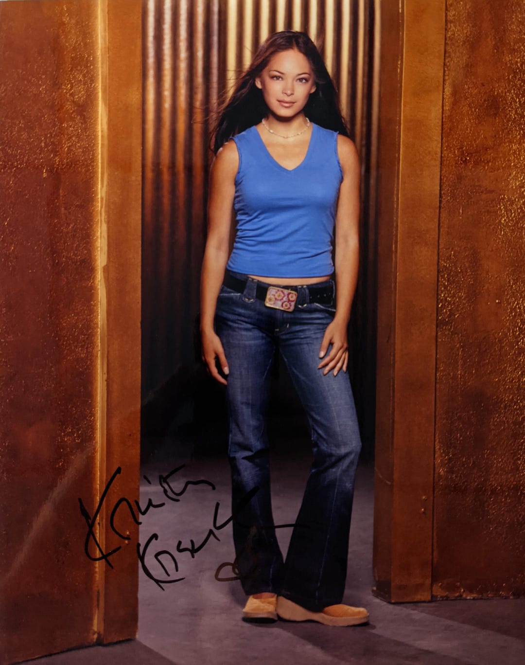 Smallville Kristin Kreuk Original Autographed Photo - Framed - Etsy