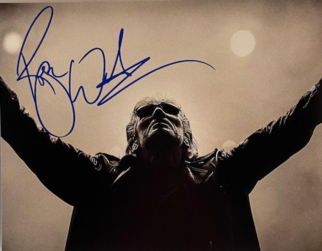 Pink Floyd Roger Waters Original Autographed Photo - Framed - Etsy