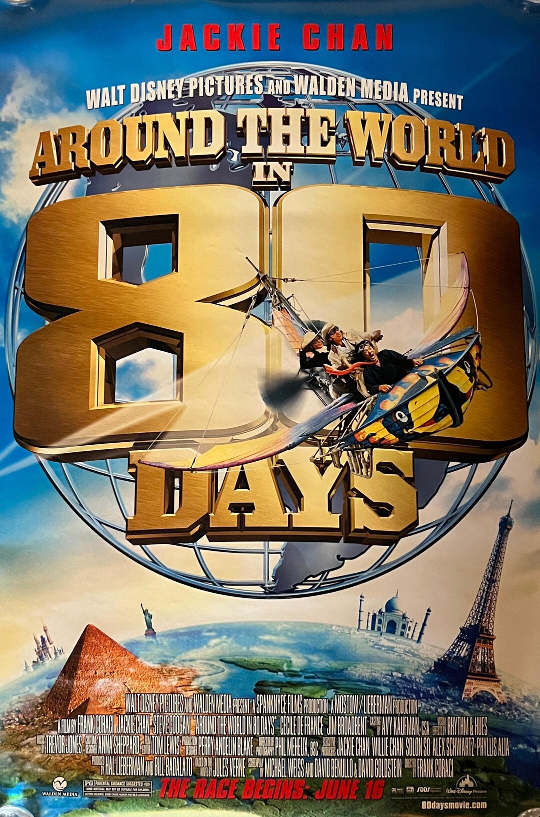 Jackie Chan Around the World in 3-D 2004 Original Movie Poster - Etsy