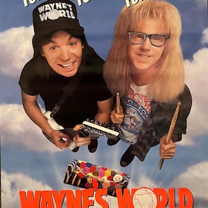 Wayne's World 1992 Original Movie Poster - Etsy