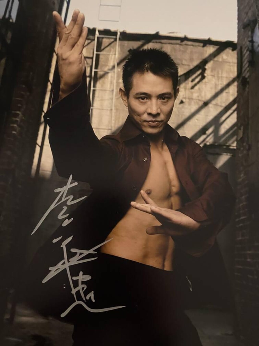 Jet Li Original Autographed Photo - Framed - Etsy