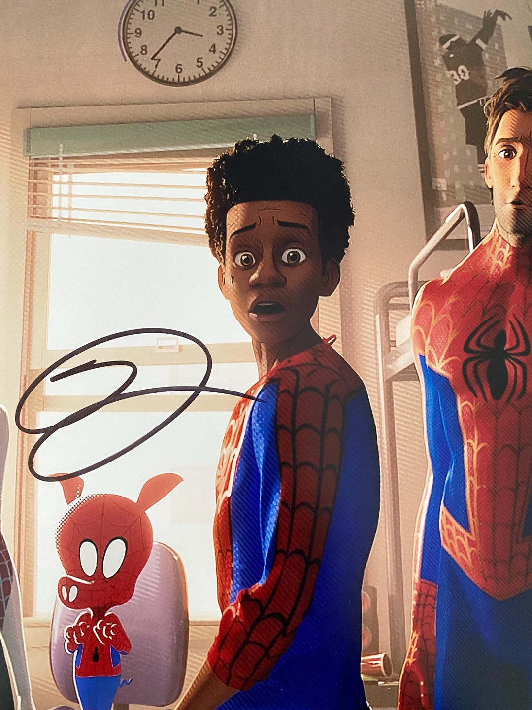 Spiderman Miles Morales Original Autographed Photo - Framed - Etsy