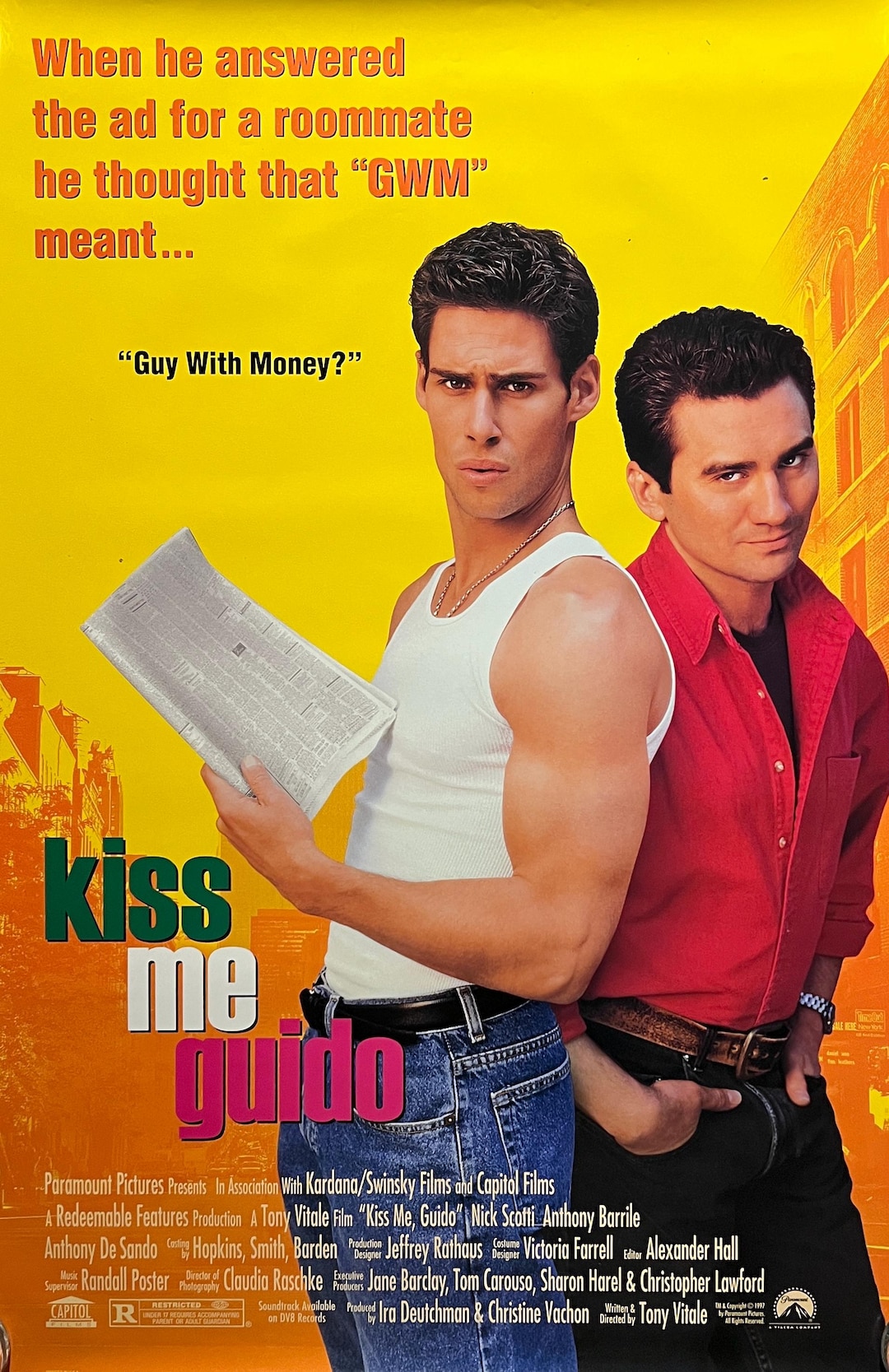 Kiss Me Guido 1997 Original Movie Poster - Etsy