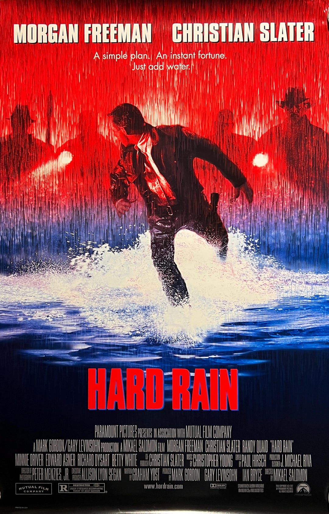 Hard Rain 1998 Original Movie Poster - Etsy