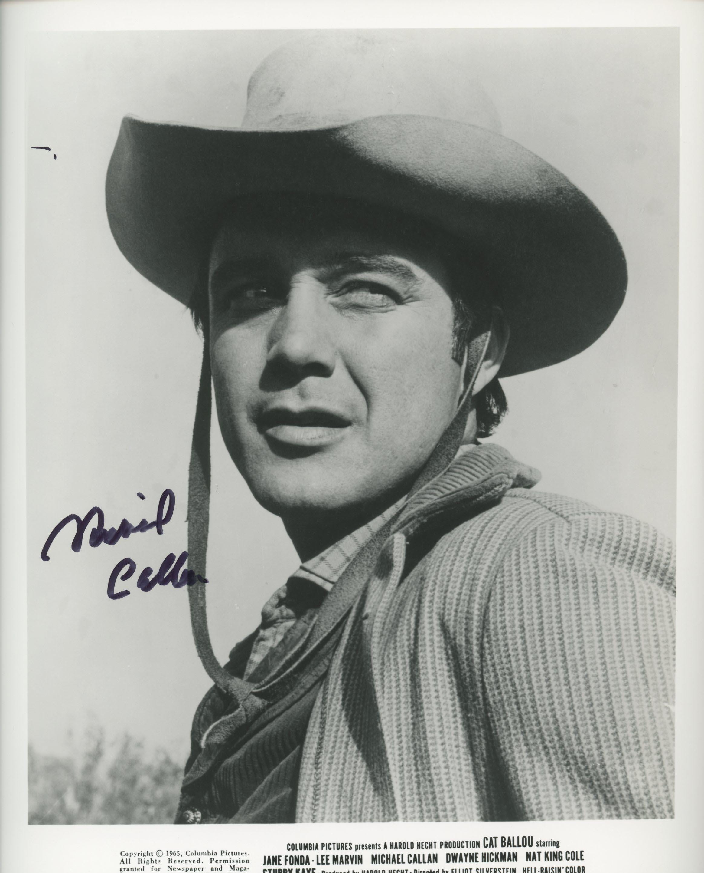 Michael Callan Cat Ballou Original Autographed Movie Photo - Framed - Etsy