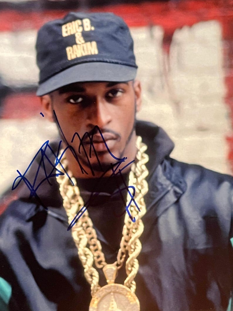 Rapper Rakim Original Autographed Photo - Framed - Etsy