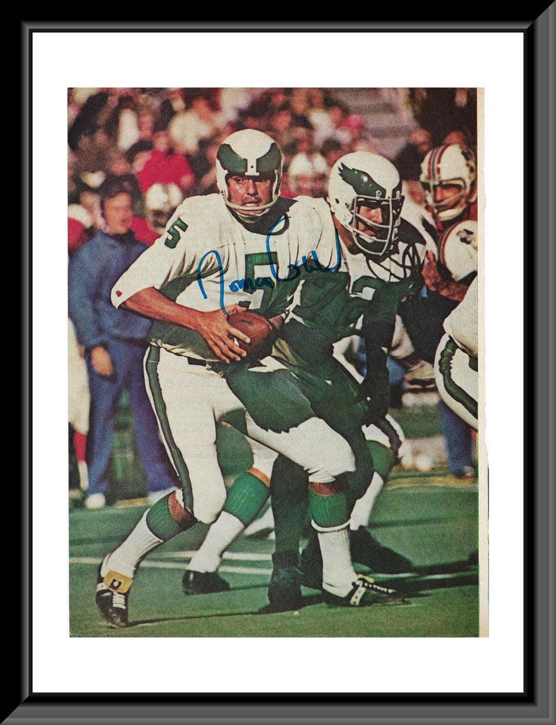 Philadelphia Eagles Roman Gabriel Original Autographed Photo - Framed ...