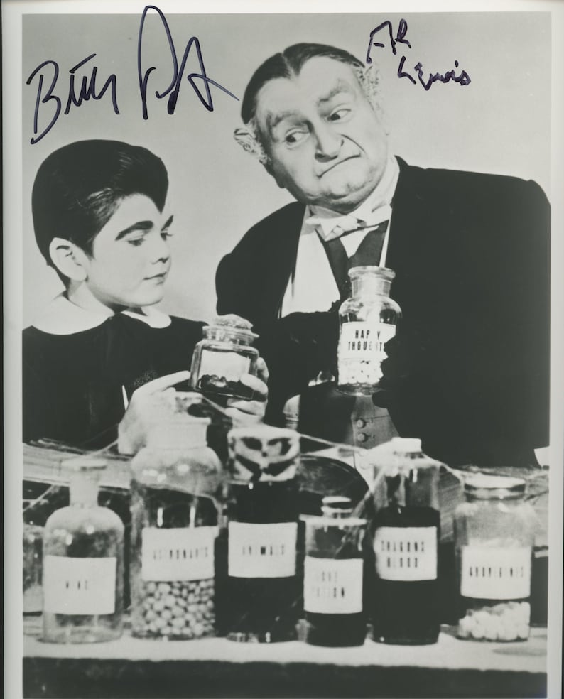 The Munsters Cast Autographed Photo - Framed - Etsy