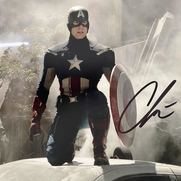 Chris Evans Autographs - Etsy