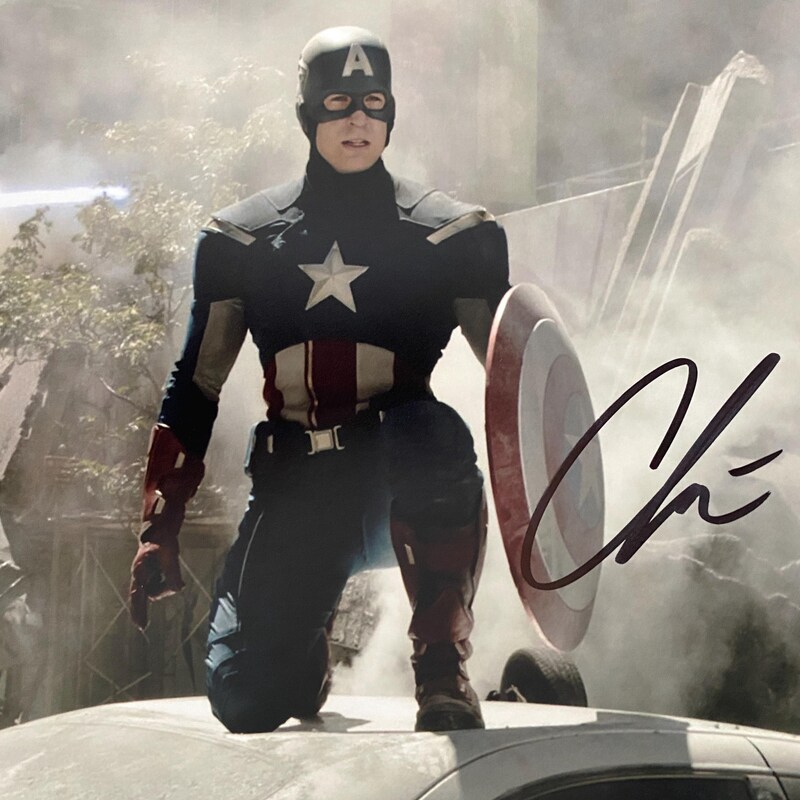 Chris Evans Autographs - Etsy