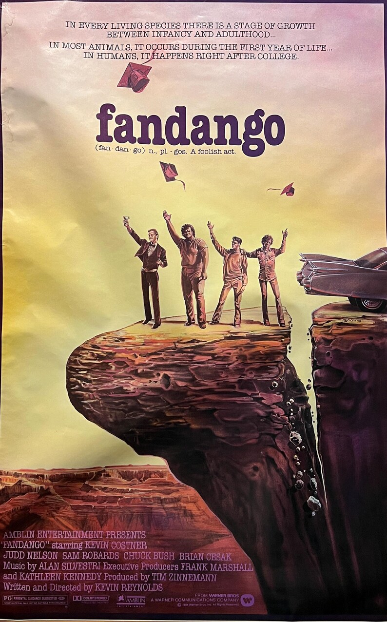 Fandango 1985 Original Movie Poster - Etsy