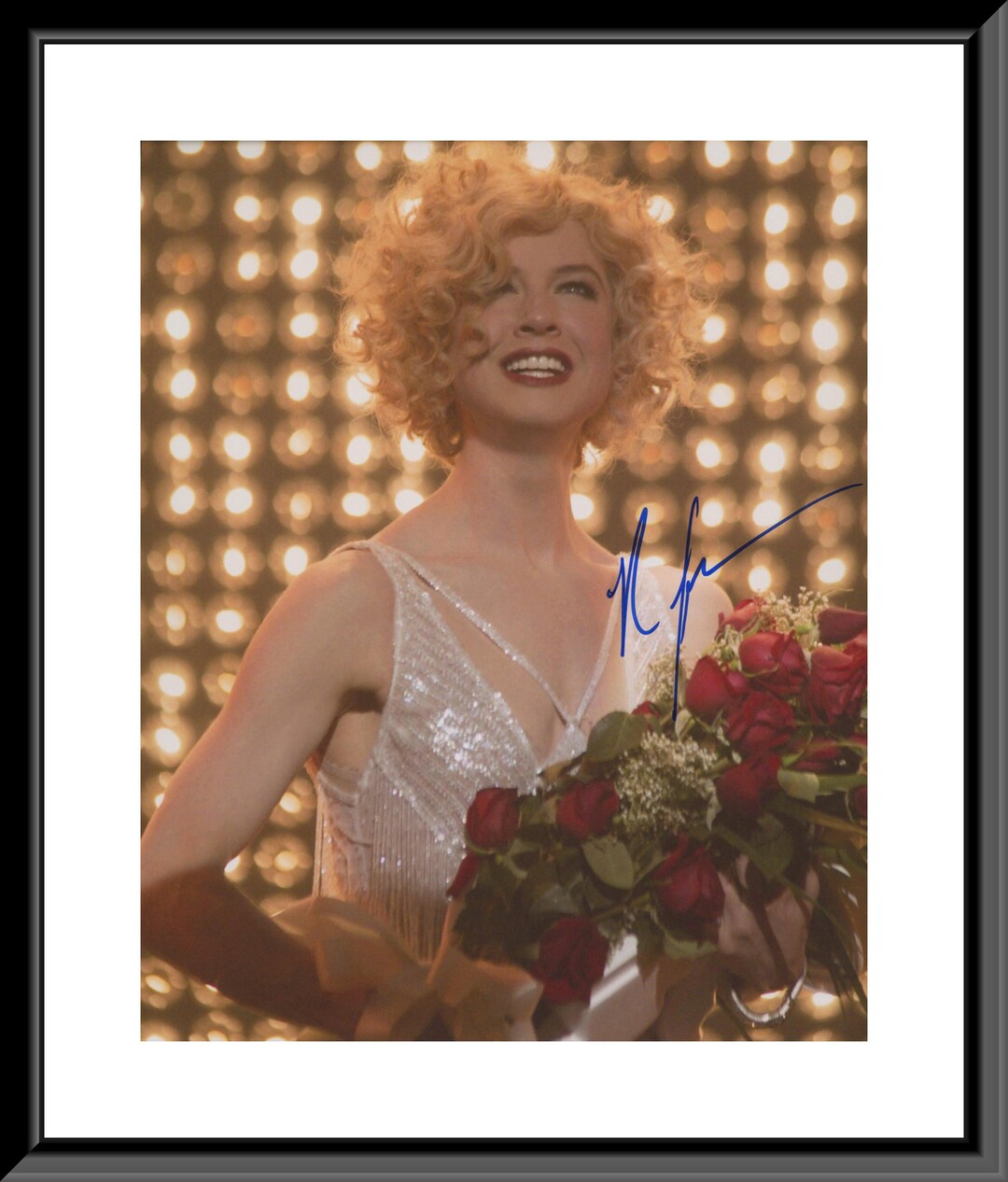 Renee Zellweger Original Autographed Photo - Framed - Etsy