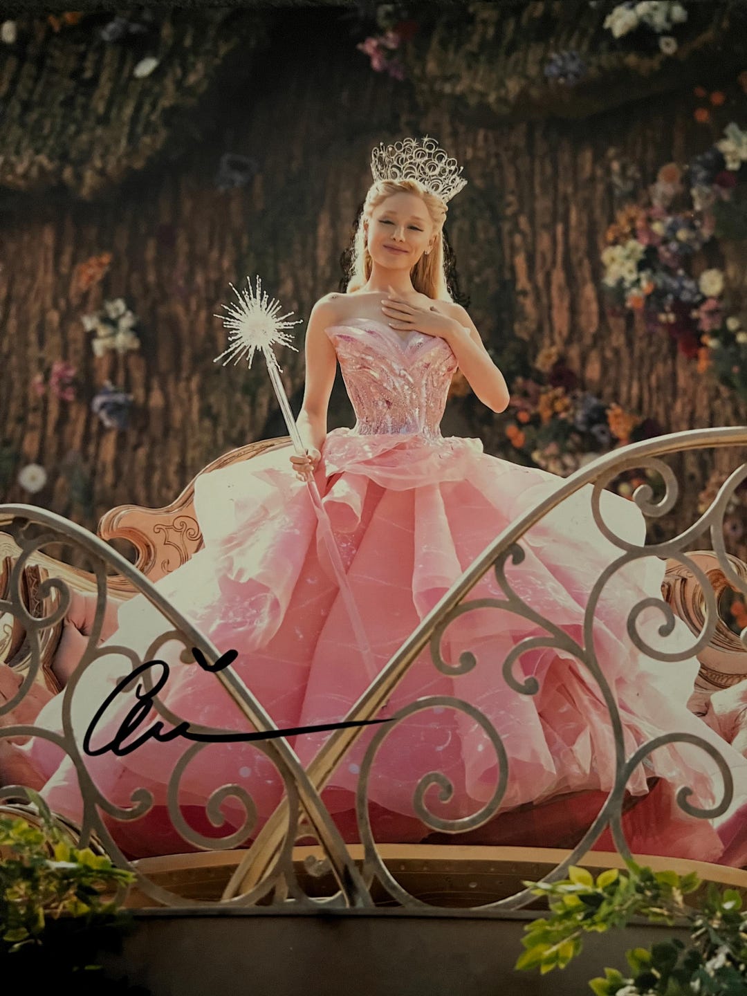 Ariana Grande Wicked Original Autographed Photo Framed - Etsy