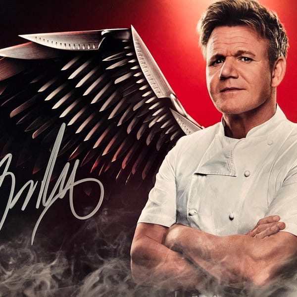 Gordon Ramsay Autograph - Etsy