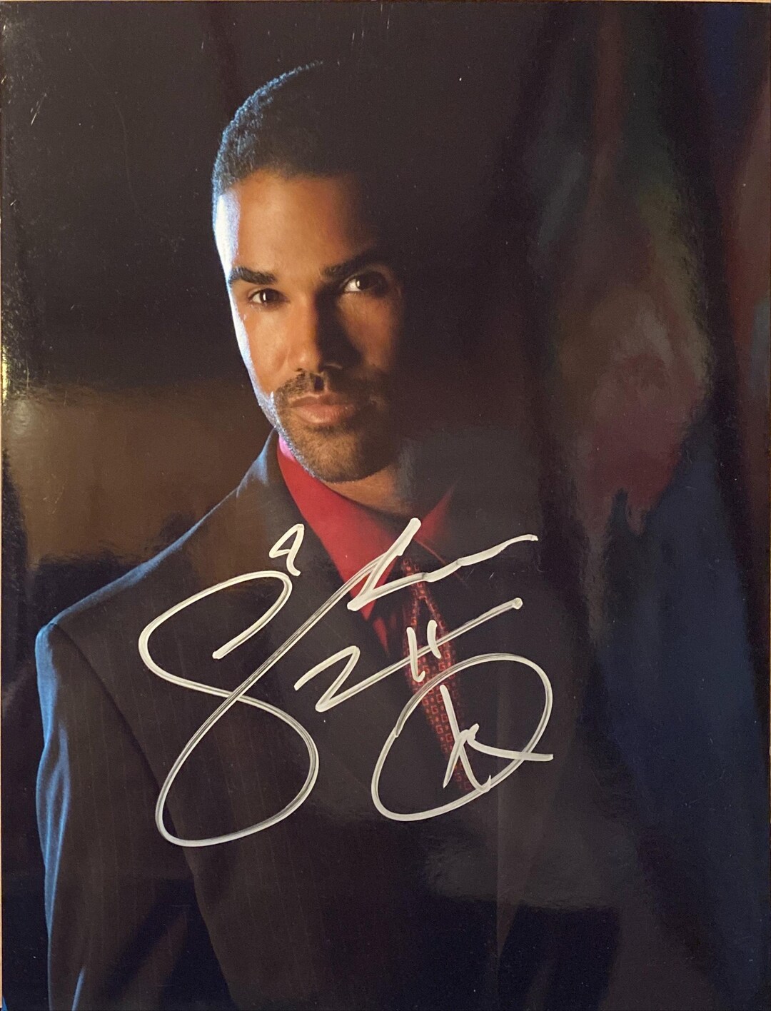 Criminal Minds Shemar Moore Original Autographed Photo - Framed - Etsy
