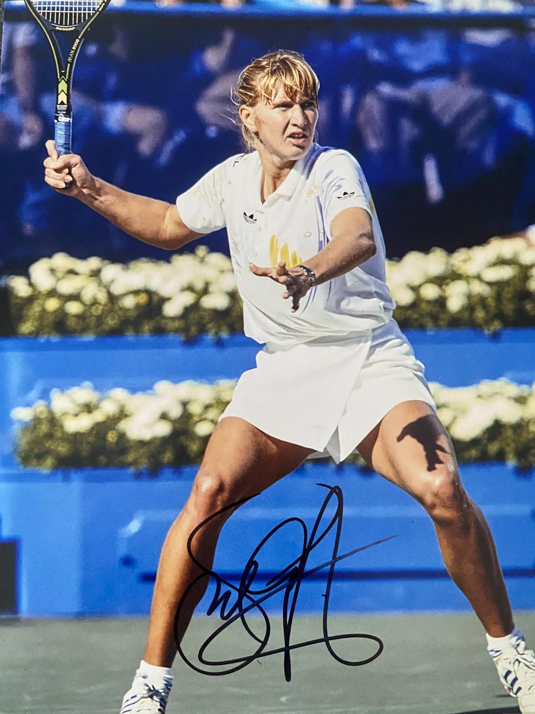 Tennis Legend Steffi Graf Original Autographed Photo - Framed - Etsy