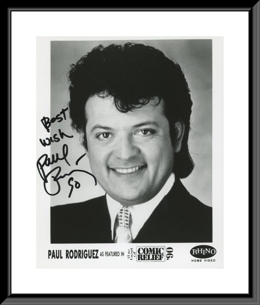 Comedian Paul Rodriguez Original Autographed Photo - Framed - Etsy