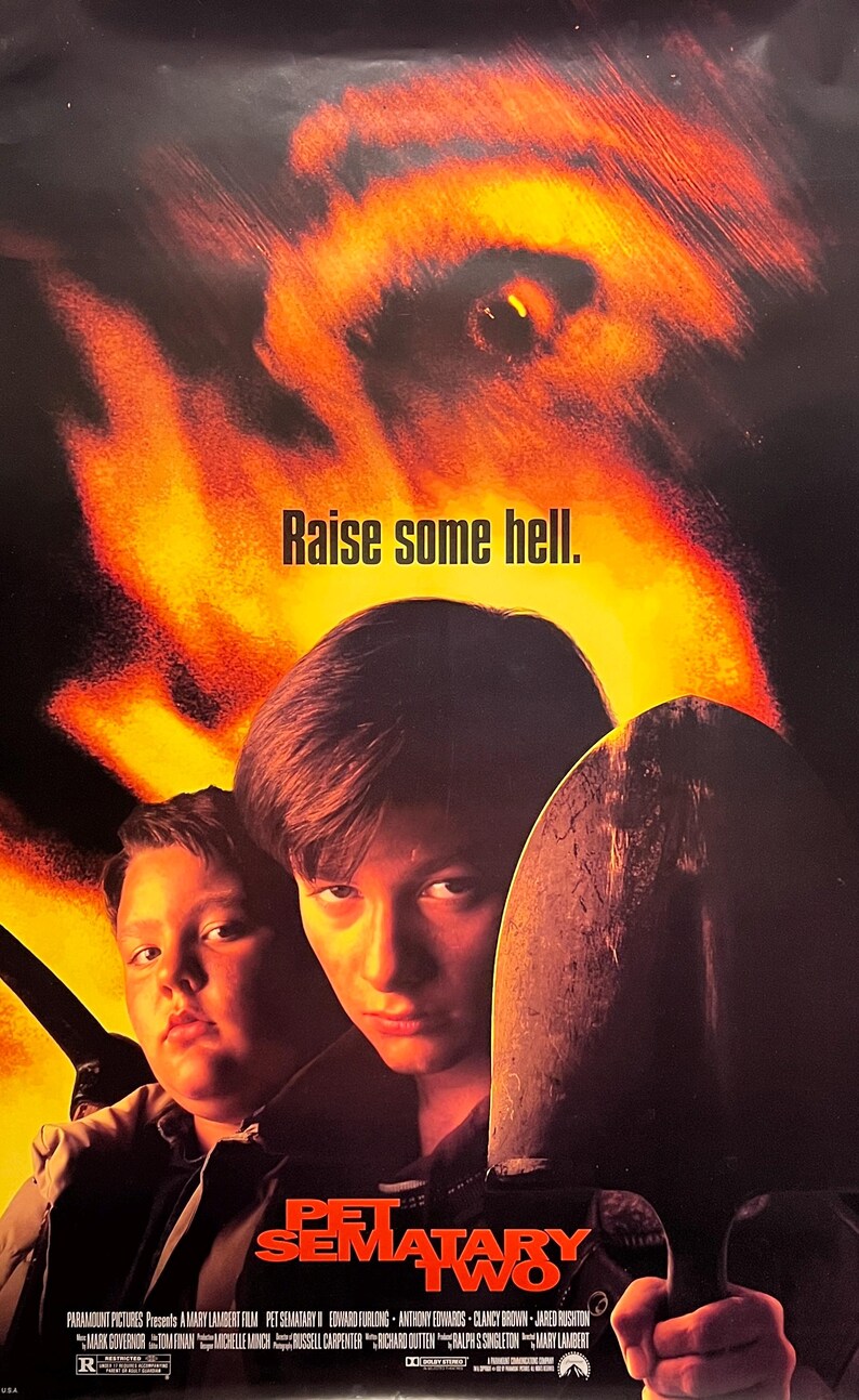 Pet Sematary Two 1992 Original Movie Poster - Etsy