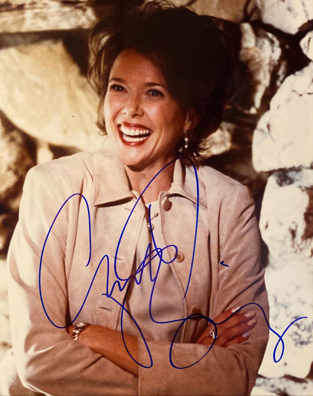 Annette Bening Original Autographed Photo - Framed - Etsy