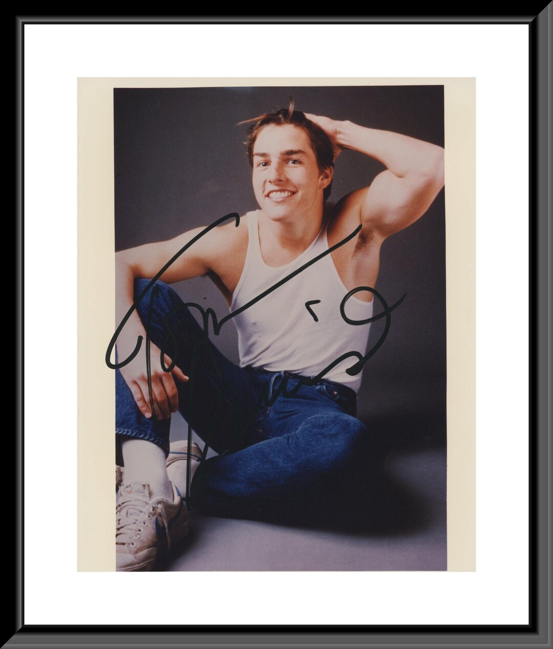Tom Cruise Original Autographed Photo Framed - Etsy
