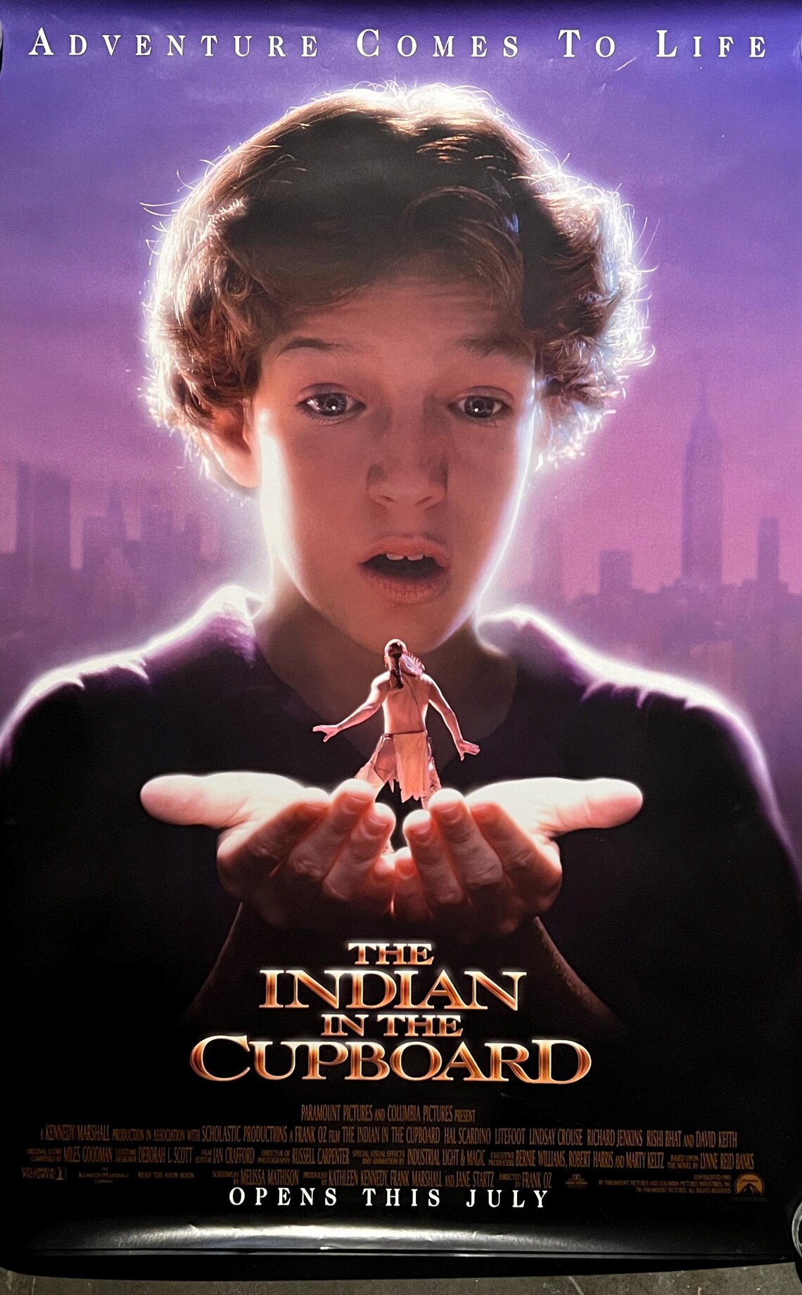 The Indian in the Cupboard 1995 Original Movie Poster - Etsy