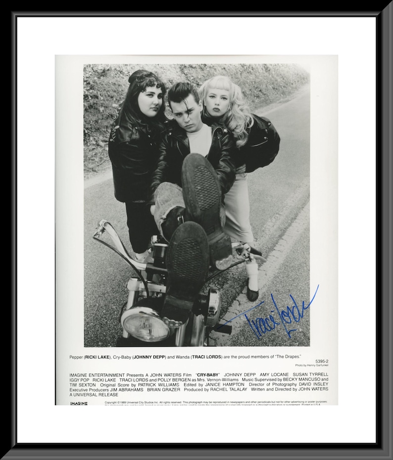 Traci Lords Cry Baby Original Autographed Photo - Framed - Etsy Australia