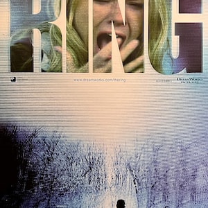 The Ring 2002 Original Movie Poster - Etsy