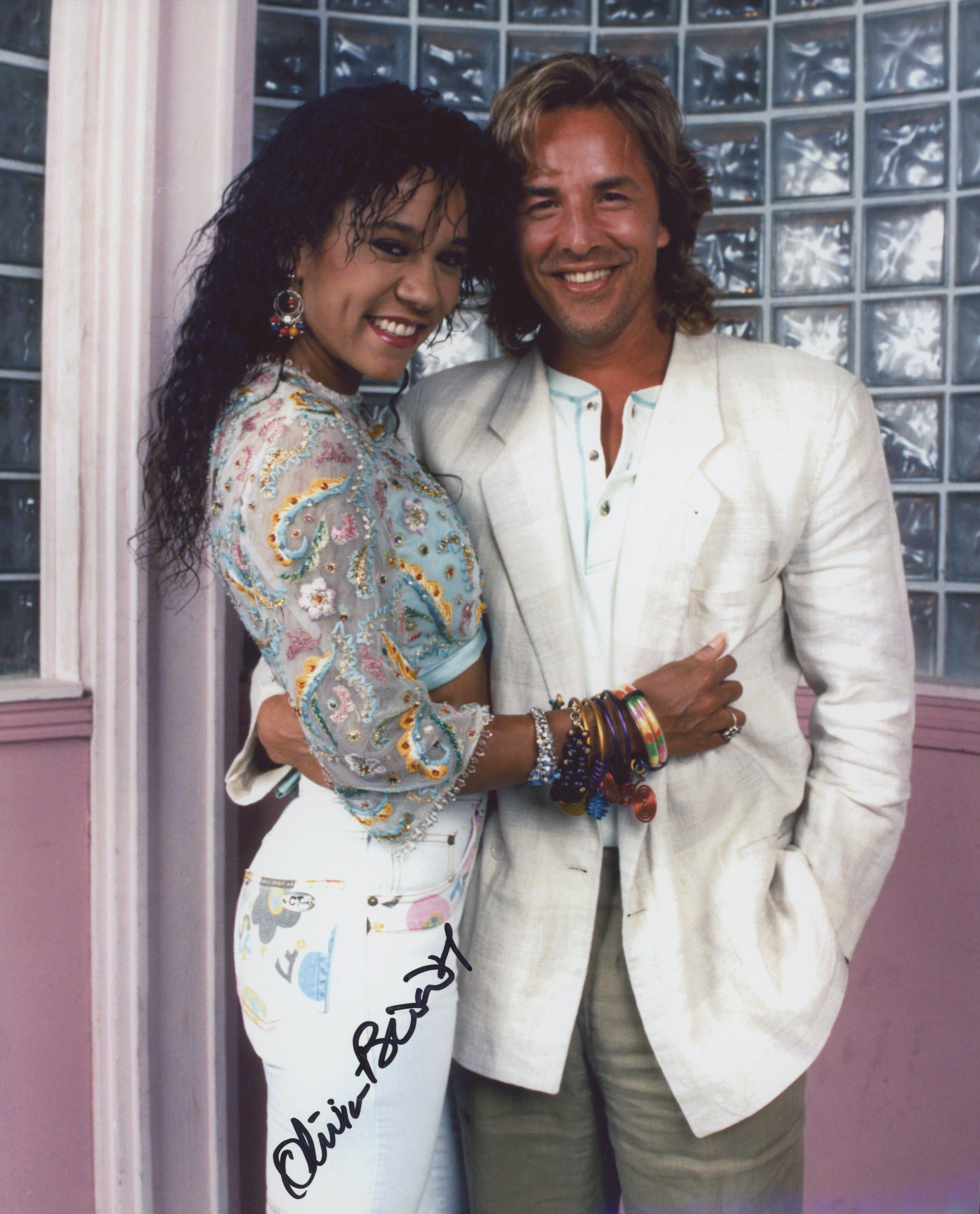 Miami Vice Olivia Brown Original Autographed Photo - Framed - Etsy