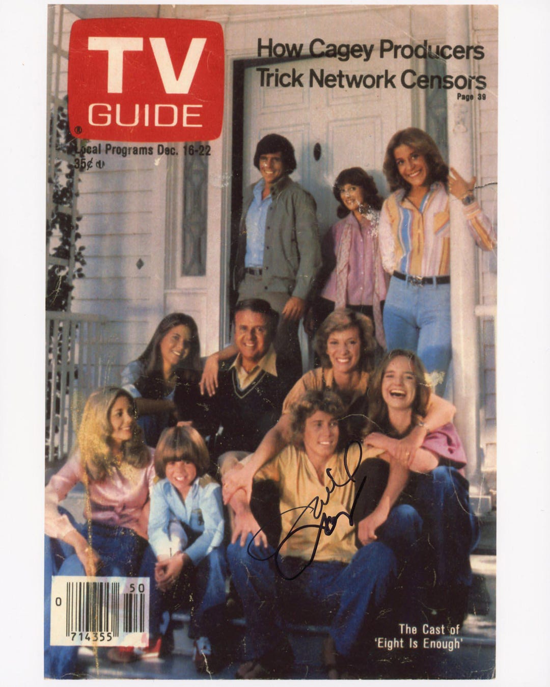 Eight is Enough Willie Aames Original Autographed Photo - Framed - Etsy