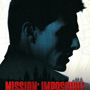 Mission: Impossible 1996 Original Movie Poster - Etsy