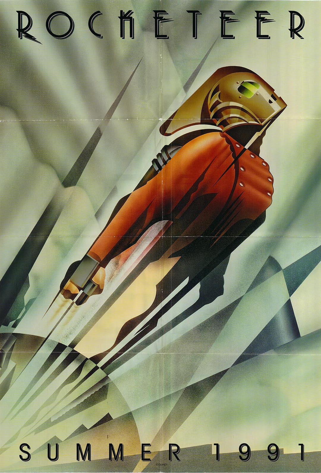 The Rocketeer Original 1991 Vintage Glossy Advance Sheet Poster - Etsy