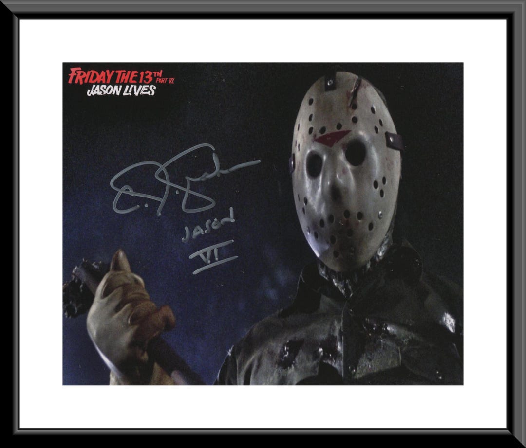 Friday the 13th Part VI Jason Lives CJ Graham Original Autographed ...