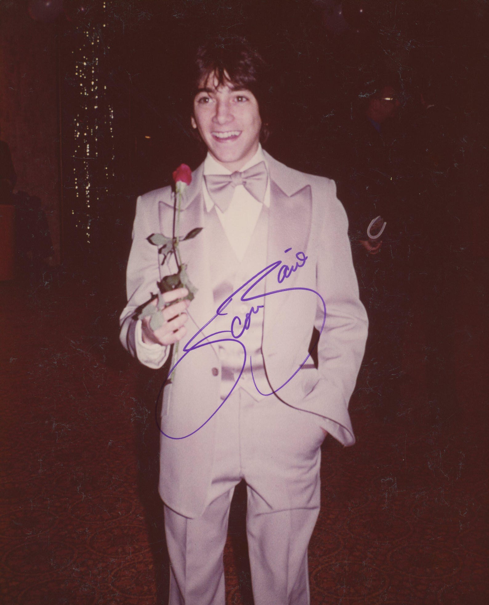Happy Days Scott Baio Original Autographed Photo - Framed - Etsy