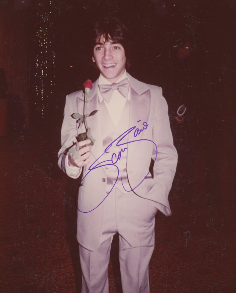 Happy Days Scott Baio Original Autographed Photo - Framed - Etsy