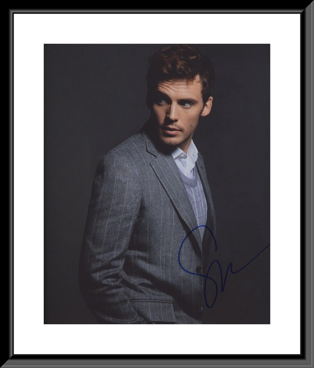 The Hunger Games Sam Claflin Original Autographed Photo - Framed - Etsy