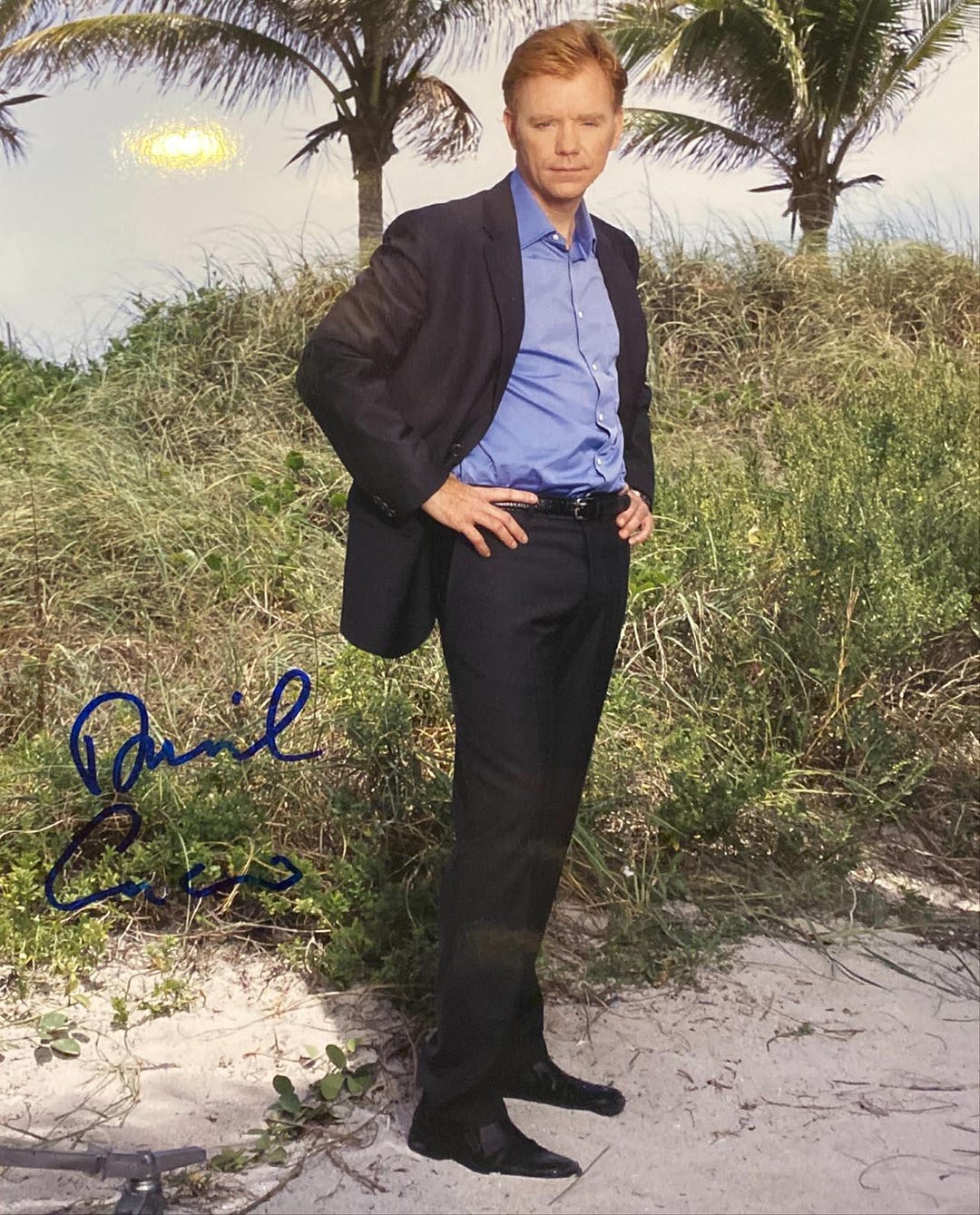 CSI Miami David Caruso Original Autographed Photo - Framed - Etsy
