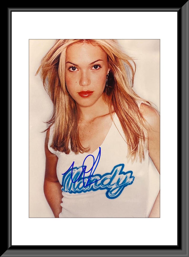 Mandy Moore Original Autographed Photo - Framed - Etsy
