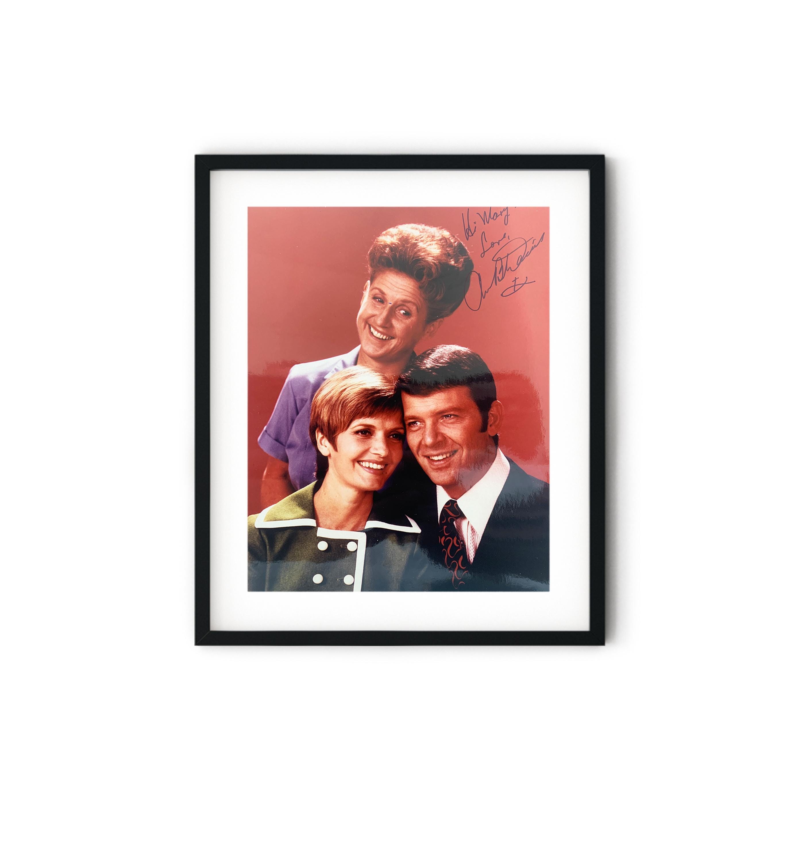The Brady Bunch Ann B. Davis Original Autographed Photo - Framed - Etsy