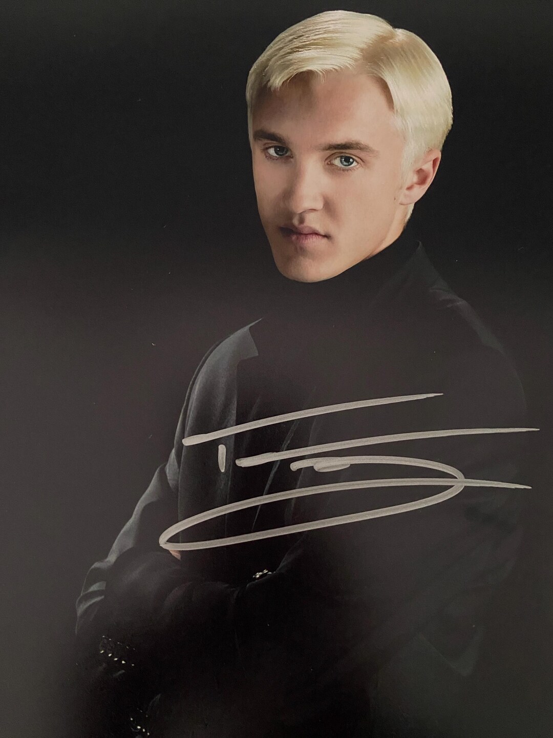 Tom Felton Original Autographed Photo - Framed - Etsy UK