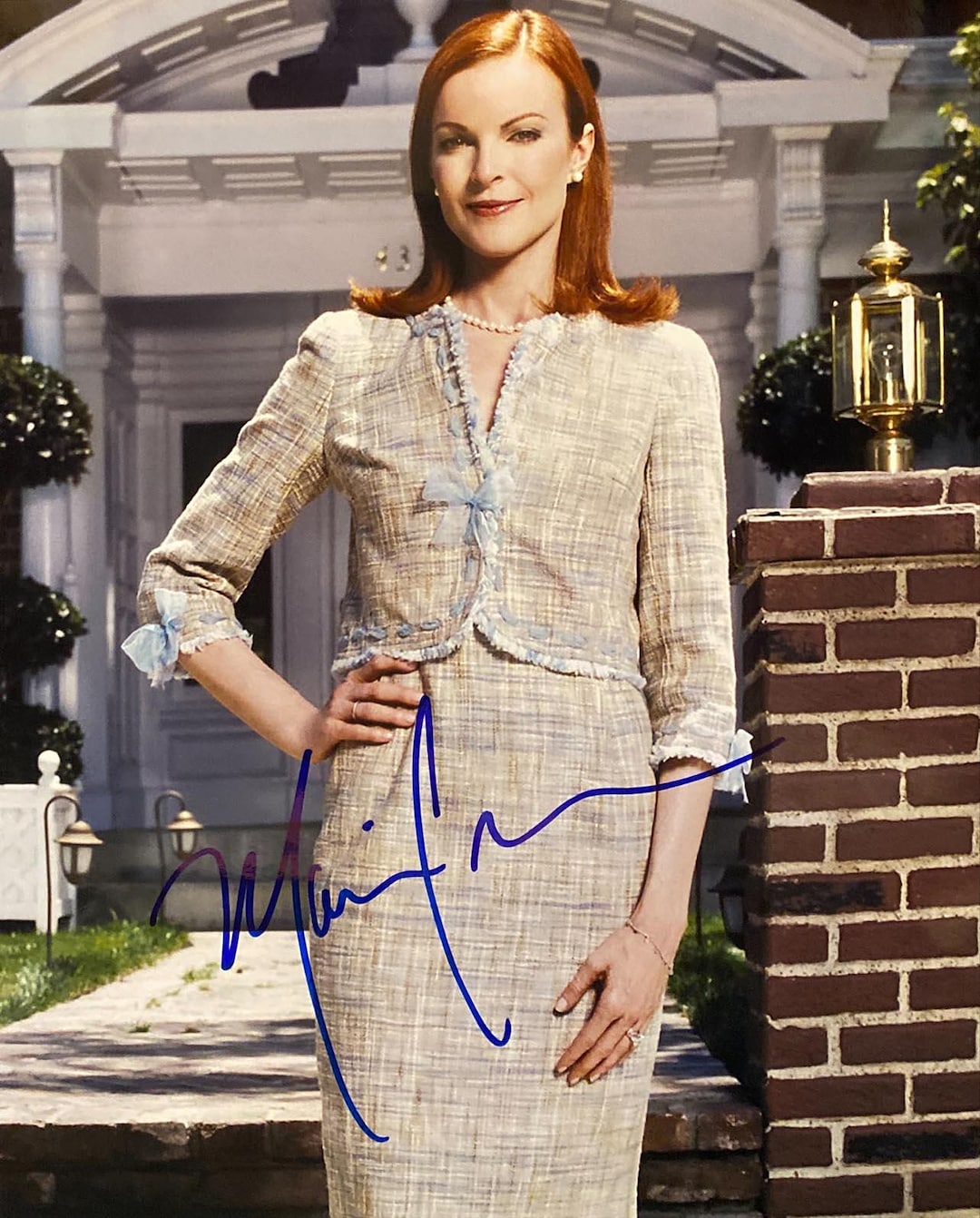 Desperate Housewives Marcia Cross Original Autographed Photo - Framed ...