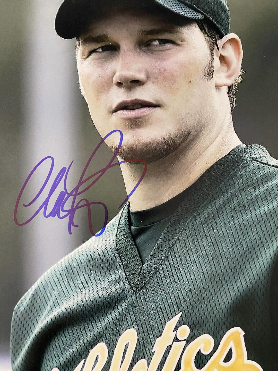 Chris Pratt Original Autographed Photo - Framed - Etsy