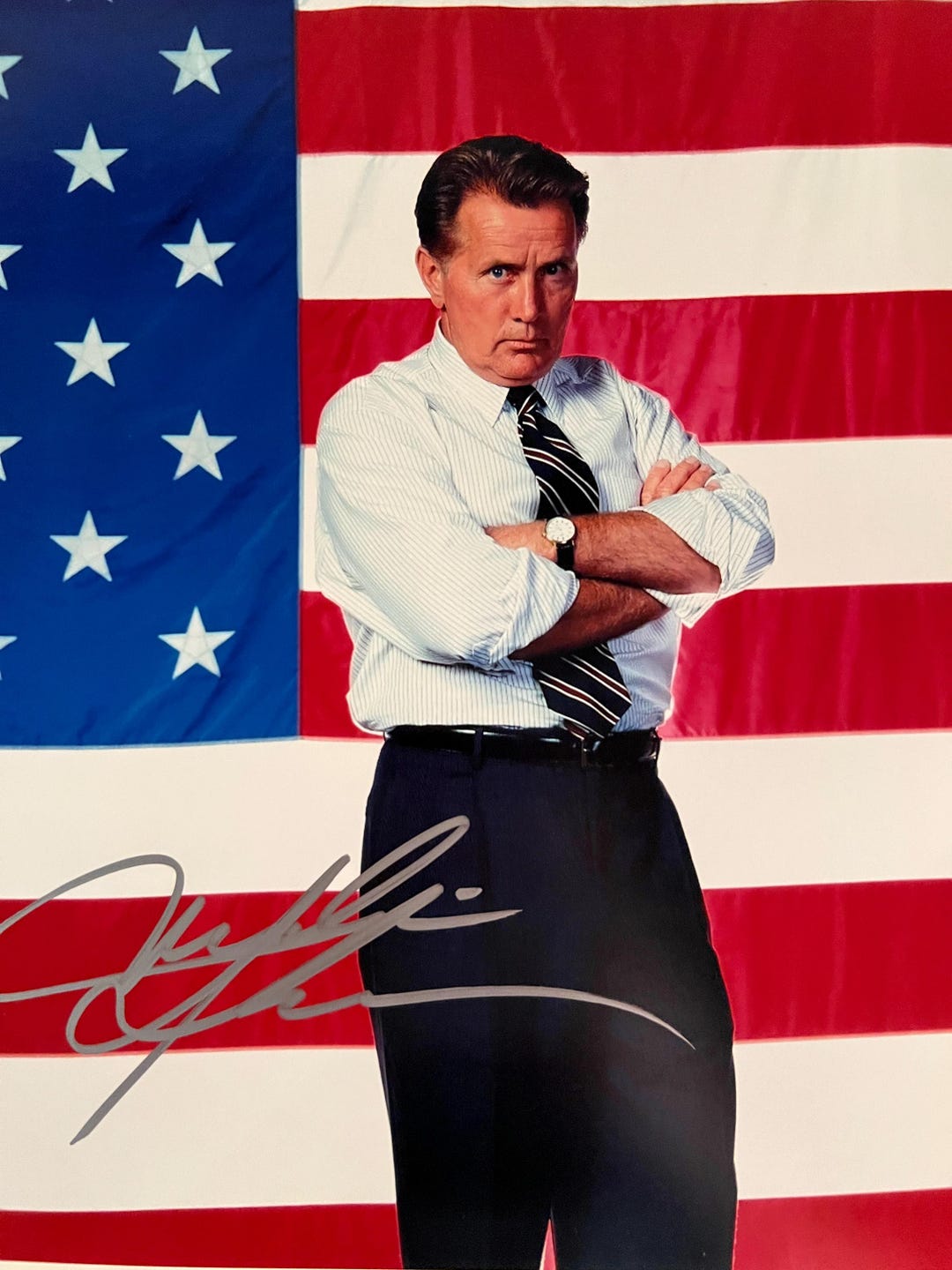 West Wing Martin Sheen Signed Photo - Etsy
