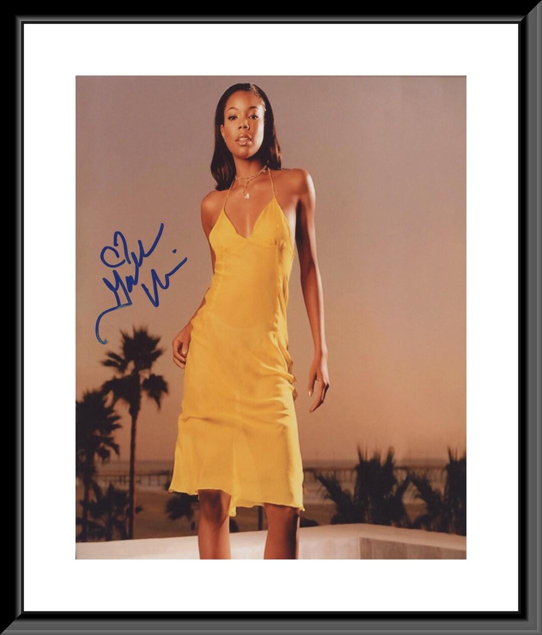 Gabrielle Union Autographed Photo - Framed - Etsy