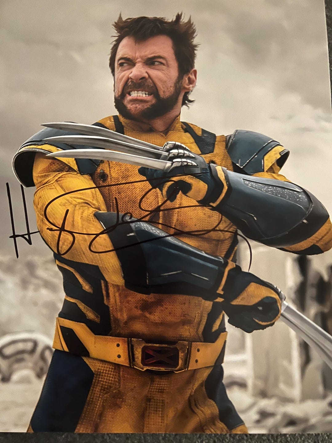 Deadpool & Wolverine Hugh Jackman Original Autographed Photo Framed - Etsy