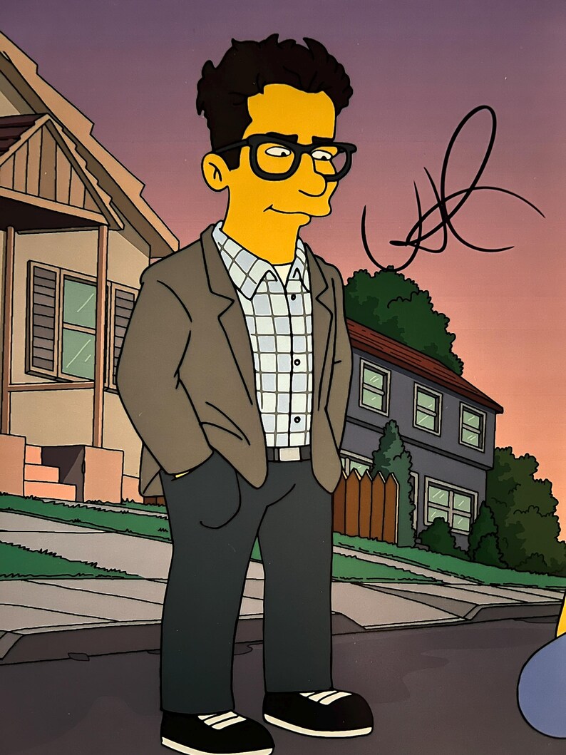 The Simpsons JJ Abrams Original Autographed Photo Framed - Etsy