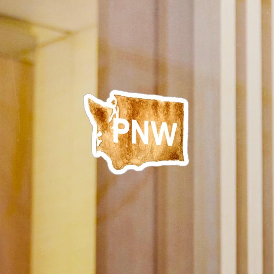 Washington State PNW Vinyl Decals for Water Bottles, Laptops, Cars ...