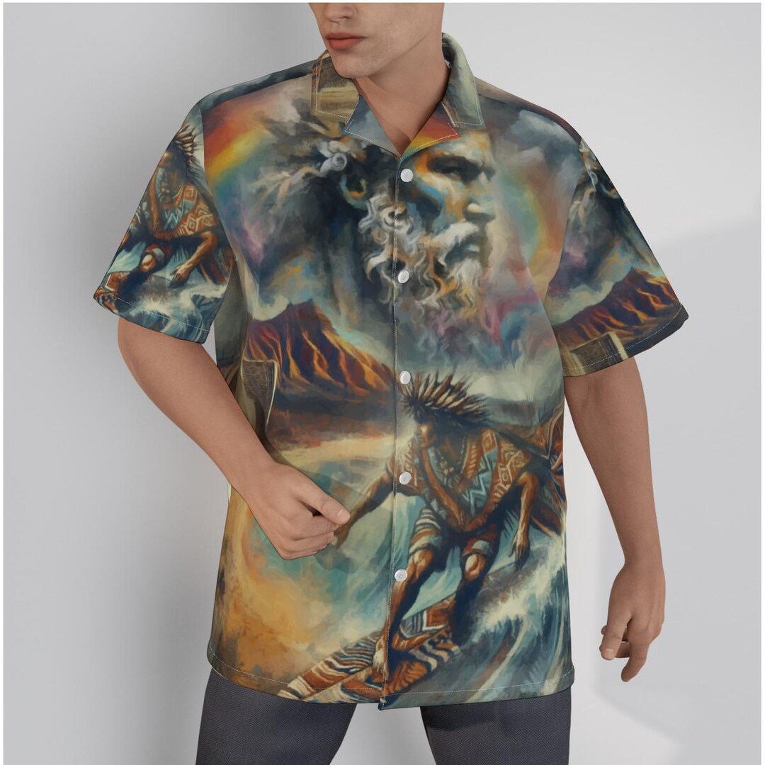 Diamond Head Men's Hawaiian Shirt - Etsy