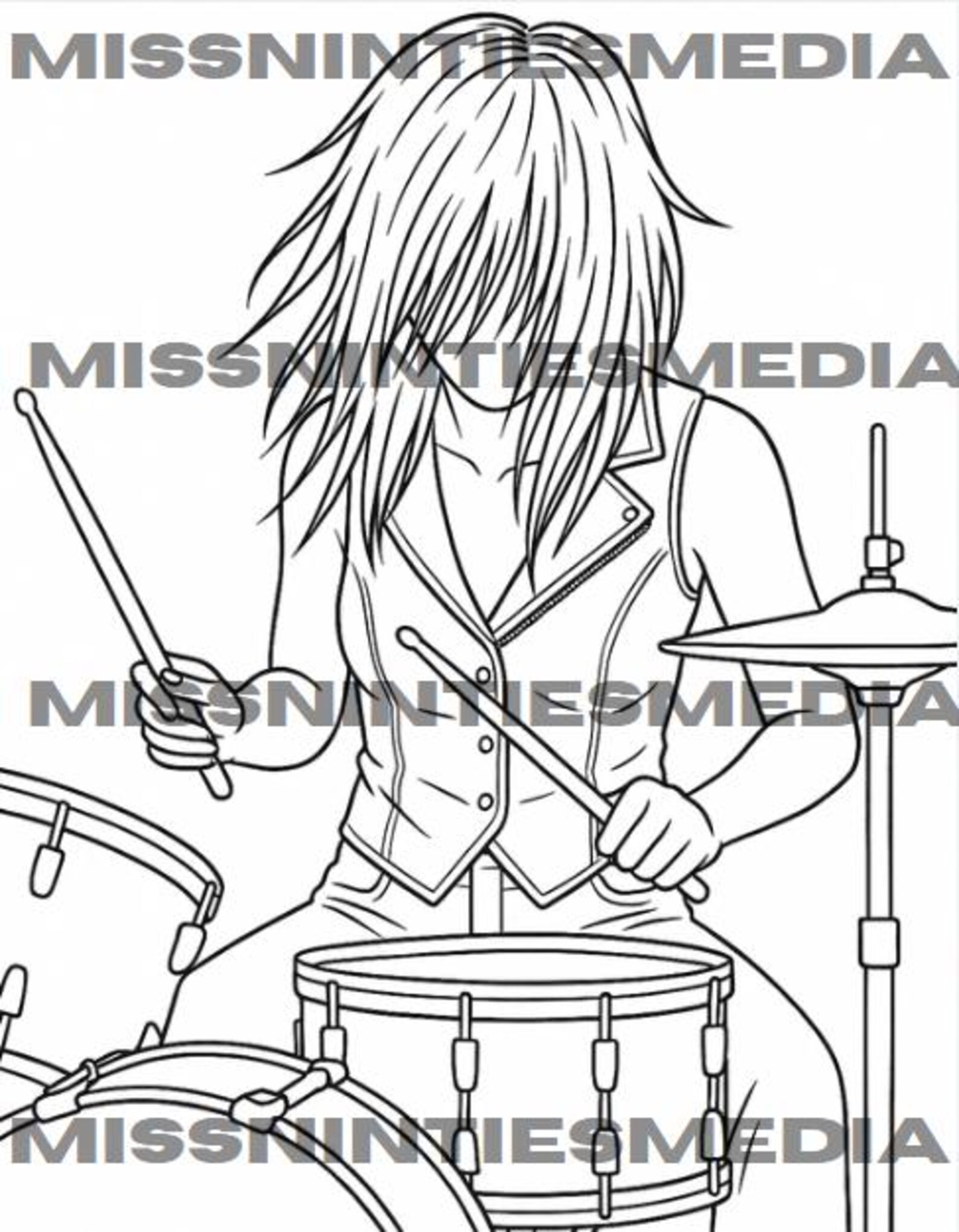 Rockstar Coloring Pages | 20 Pages | Rock Inspired | for Teens and ...