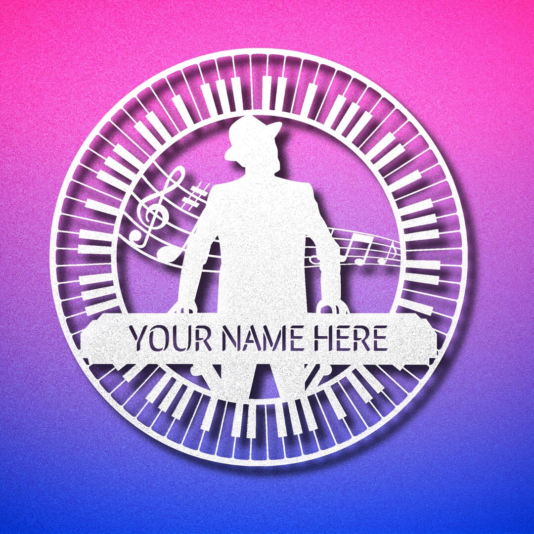 Metal Wall Art Personalized 80s Synth Wave Decor for Keyboard Players ...