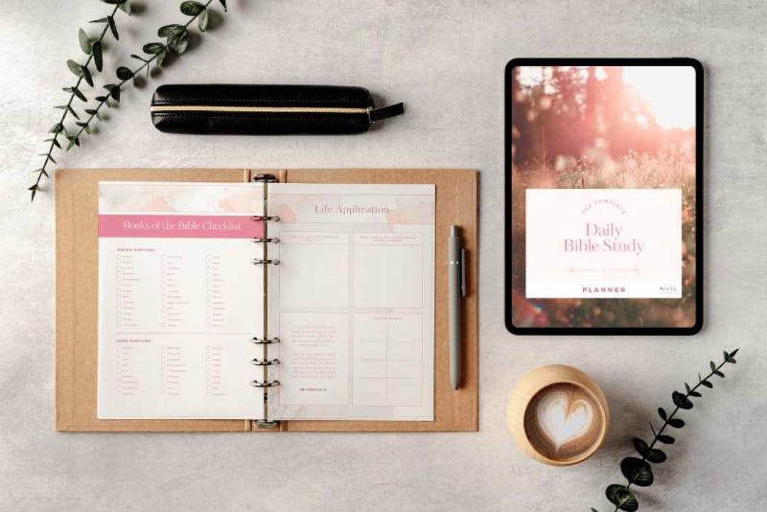 JW Daily Bible Study Planner | 52-week Printable A4 Planner | Bible ...